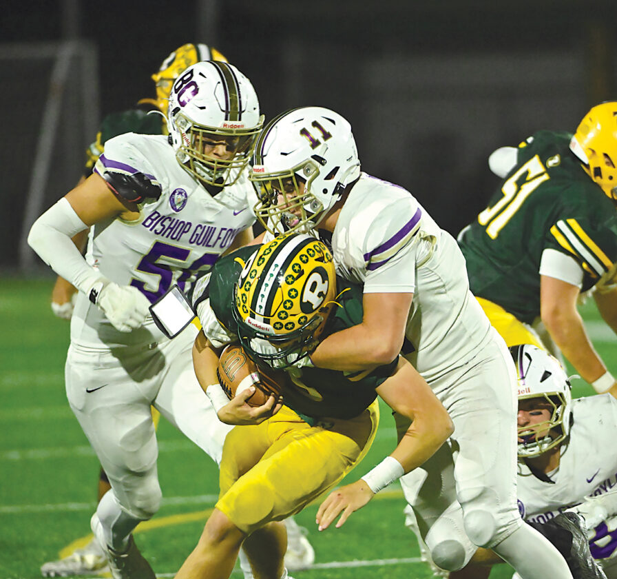 Bishop Guilfoyle gets it done in trenches to spring Jake Kissell, beat ...